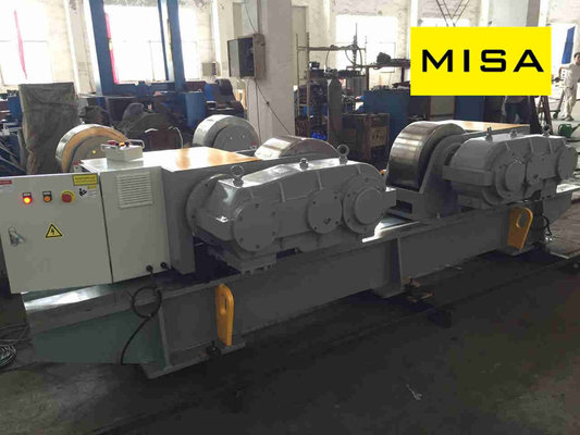 40T Adjustable Pipe Welding Turning Rolls With 2*1.5KW Motor And Φ400mm PU Wheels