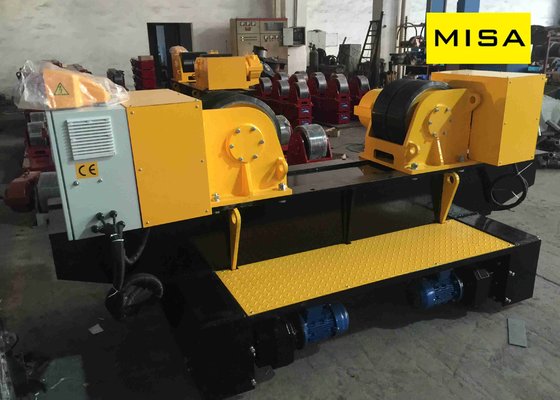 40T Adjustable Pipe Welding Turning Rolls With 2*1.5KW Motor And Φ400mm PU Wheels