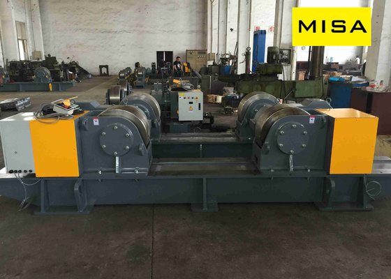 40T Adjustable Pipe Welding Turning Rolls With 2*1.5KW Motor And Φ400mm PU Wheels