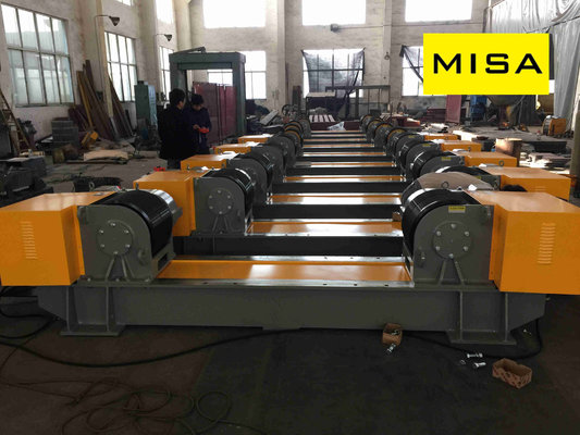 5T Pipe Automatic Horizontal Conventional Welding Rotator With PU Wheels
