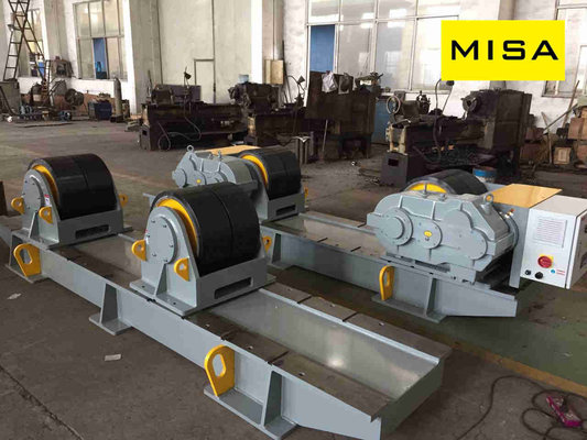 5T Pipe Automatic Horizontal Conventional Welding Rotator With PU Wheels