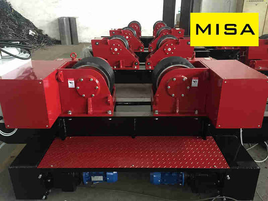 Self Aligned Automatic Growing Line Tank Turning Rollers With PU Wheels And 2.2kw Motor
