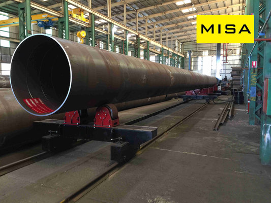 Self Aligned Automatic Growing Line Tank Turning Rollers With PU Wheels And 2.2kw Motor