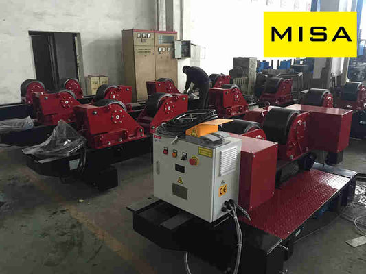 Self Aligned Automatic Growing Line Tank Turning Rollers With PU Wheels And 2.2kw Motor