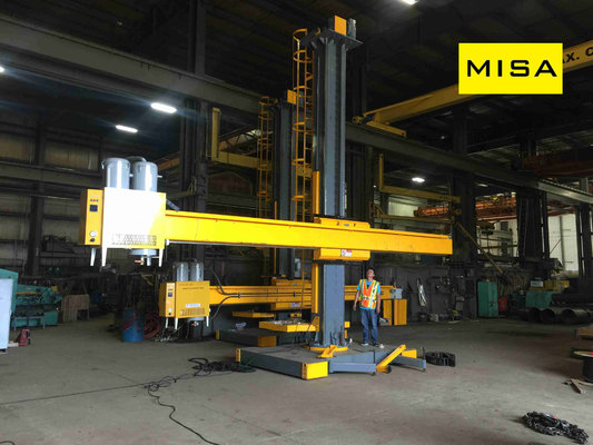 LH4050 Fixed And Manual Welding Cloumn And Boom With Cross Side And Seam Tracker
