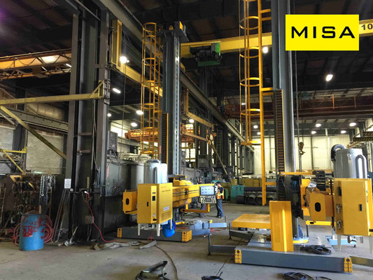 LH4050 Fixed And Manual Welding Cloumn And Boom With Cross Side And Seam Tracker
