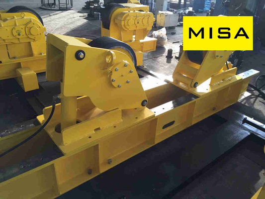Auto Conventional Pipe Turning Rollers Growing Line With 180mm Wheel Width