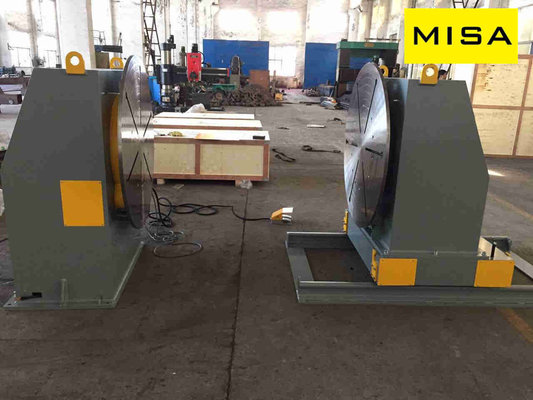 20T Vertical Head And Tail Stock Small Welding Positioner With Pipe Flange Turning Table