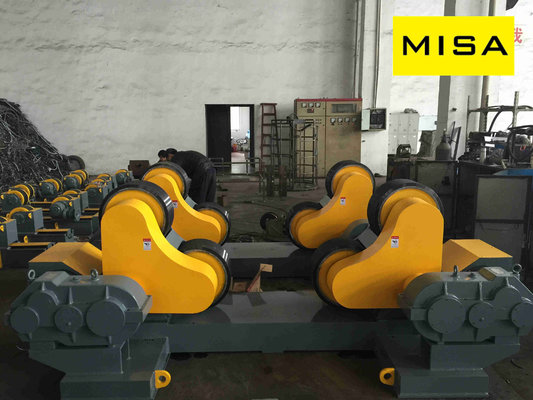 40T Self Aligning Welding Rotator With PU Wheels