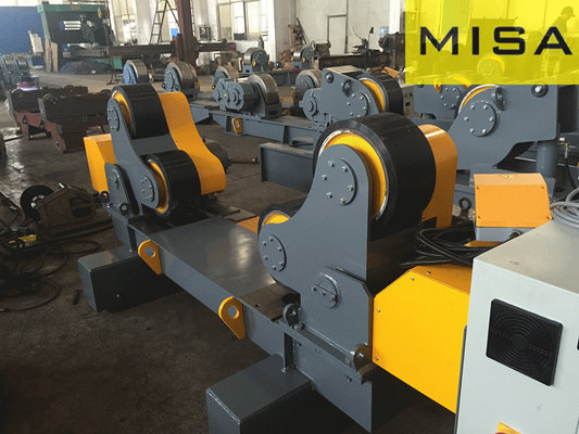 Double Drive 40 Ton Welding Rotator For Pipe Manufacturing Industries