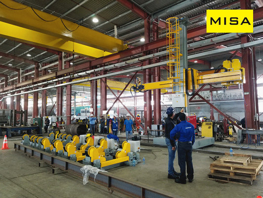 2.75kw 1.0m/Min Welding Column Boom For Circular SAW Welding