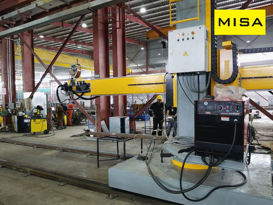 2.75kw 1.0m/Min Welding Column Boom For Circular SAW Welding