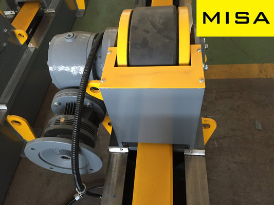 10T Polyurethane Welding Turning Rolls With 300mm Wheel Diameter