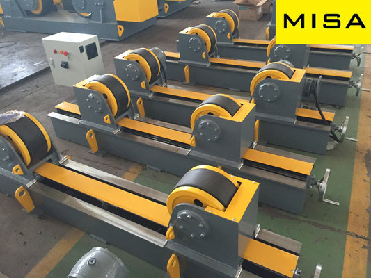 10T Polyurethane Welding Turning Rolls With 300mm Wheel Diameter