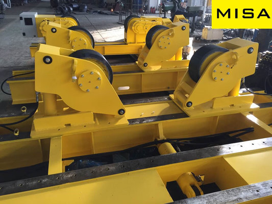 20T Standard Conventional Tank Fit Up Rolls With Polyurethane Weels