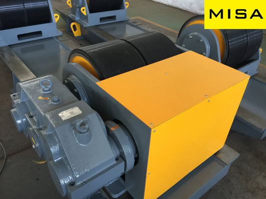 60 Ton Conventional Motorized Moving Welding Rotator With PU Wheels And 2*2.2KW Power