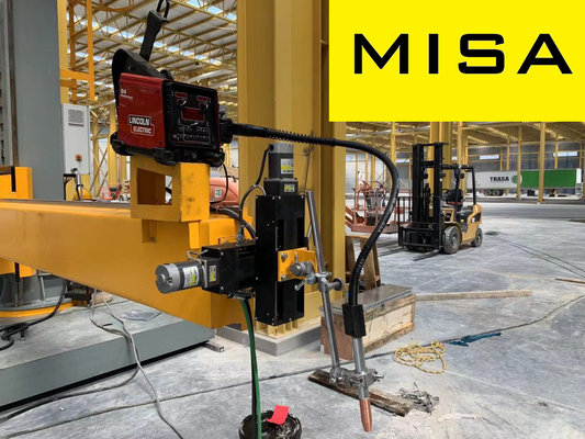 Moving And Revolve Circular Seam Welding Column And Boom