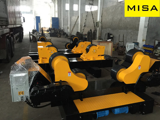 60t Self Aligning Tank Fit Up Rolls With 4kw Motor