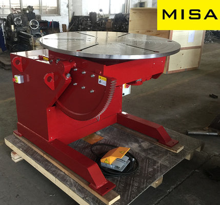 3 Ton Fixed Welding Positioner With 1.5KW Turning Power And 1400mm Turning Table