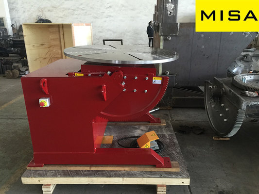3 Ton Fixed Welding Positioner With 1.5KW Turning Power And 1400mm Turning Table