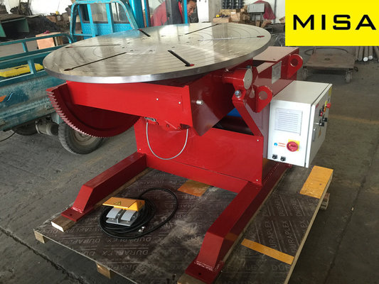 3 Ton Fixed Welding Positioner With 1.5KW Turning Power And 1400mm Turning Table