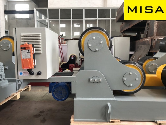 30T Self Aligning Welding Rotator With 6-60m/H Wheel Velocity For Tank Vessel