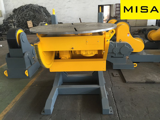 5 Ton Manual Elevating Welding Positioner Max Turning Distance 1000mm 0.37kw Motor