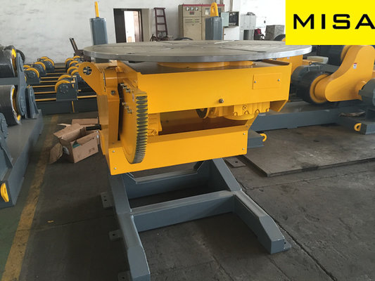 5 Ton Manual Elevating Welding Positioner Max Turning Distance 1000mm 0.37kw Motor