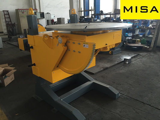 5 Ton Manual Elevating Welding Positioner Max Turning Distance 1000mm 0.37kw Motor