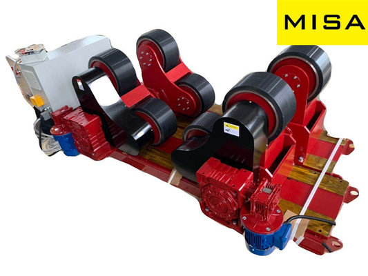 HGZ-30 Self - Aligning Tank Vessel Welding Rotator With PU Wheels And 2.2kw Motor
