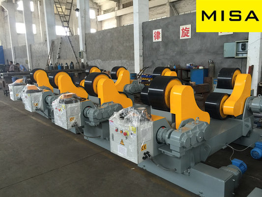 Self Aligning Welding Turning Rolls, Automatic Pipe Roller For Welding, 0.75kw Motor