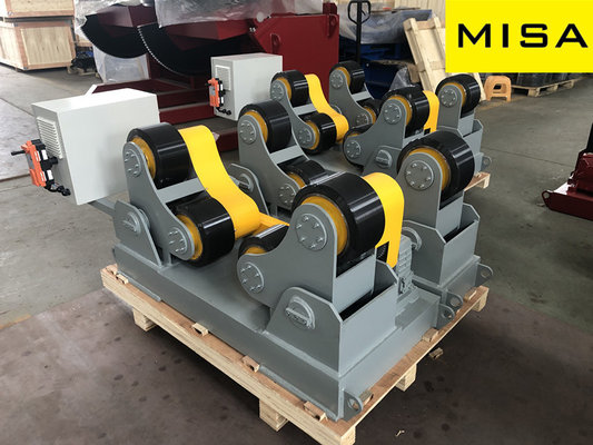 Self Aligning Welding Turning Rolls, Automatic Pipe Roller For Welding, 0.75kw Motor