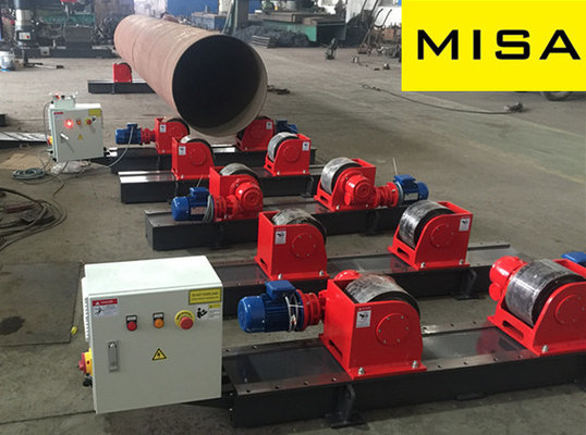 Conventional Pipe Welding Turning Rollers  For Pipe Turning With 2 x 0.55kw Motor Power