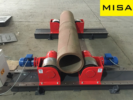 Conventional Pipe Welding Turning Rollers  For Pipe Turning With 2 x 0.55kw Motor Power