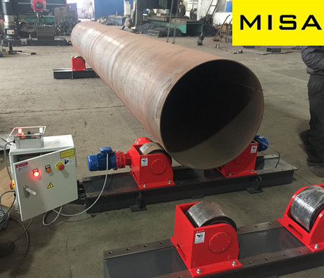 Conventional Pipe Welding Turning Rollers  For Pipe Turning With 2 x 0.55kw Motor Power