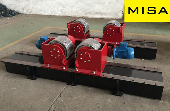 Conventional Pipe Welding Turning Rollers  For Pipe Turning With 2 x 0.55kw Motor Power