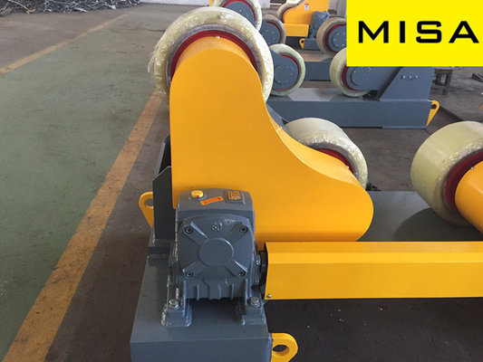 Self Aligning Tank Welding Rotator , Pipe Rotator Welding Motor Driven, PU Wheels