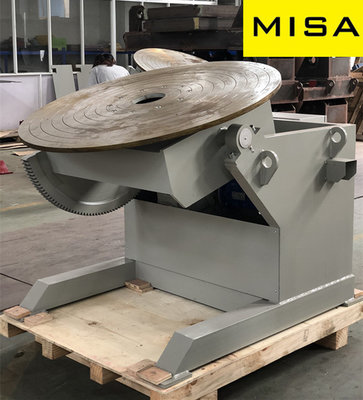 Standard Fixed Welding Positioner With 1.5kw Power 0-120 Turning Angle