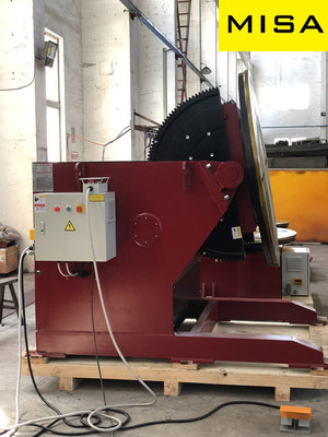 5 Ton Fixed Welding Positioner 1500mm Turning Table 3kw Truning Power
