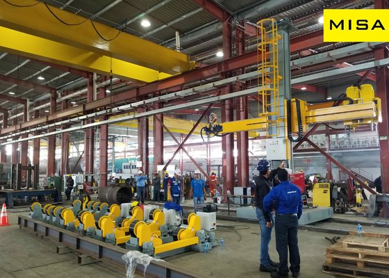 380V 50HZ 3PH Welding Manipulator Automatic Moving Revolve For Cylinder Welding