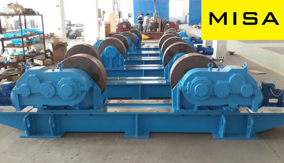 200Ton Metal Wheels Conventional Welding Rotator For Wind Tower Production