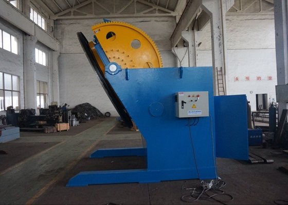 360 Degree Elevating Welding Positioner With 1000mm Table / Chuck Adjustable Speed