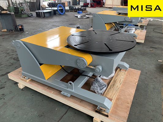 3,000kg Bearing 1.5kw 0.5rpm Overtuning Hydraulic Welding Positioner