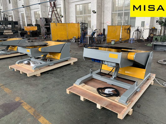 3,000kg Bearing 1.5kw 0.5rpm Overtuning Hydraulic Welding Positioner