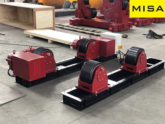 20,000kg PU Wheels Conventional Pipe Welding Rotator, 2x1.1kw Power