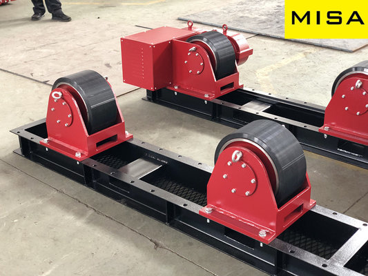 20,000kg PU Wheels Conventional Pipe Welding Rotator, 2x1.1kw Power