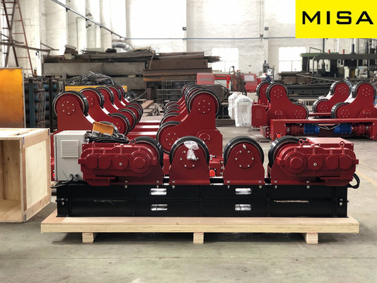 20,000kg PU Wheels Conventional Pipe Welding Rotator, 2x1.1kw Power