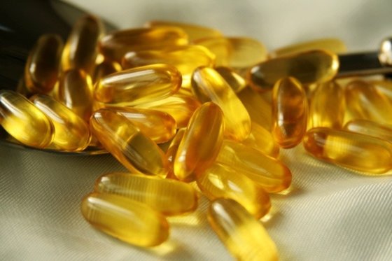 fish oil and vitamin A B C etc. softgel