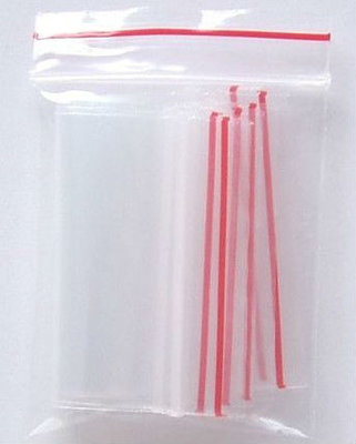 zip lock bag, Clear plastic bag