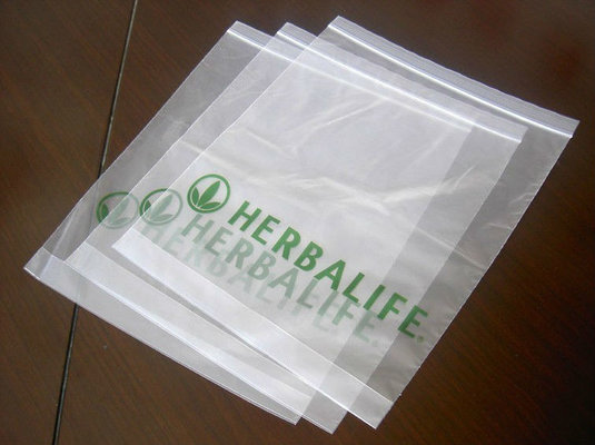 zip lock bag, Clear plastic bag